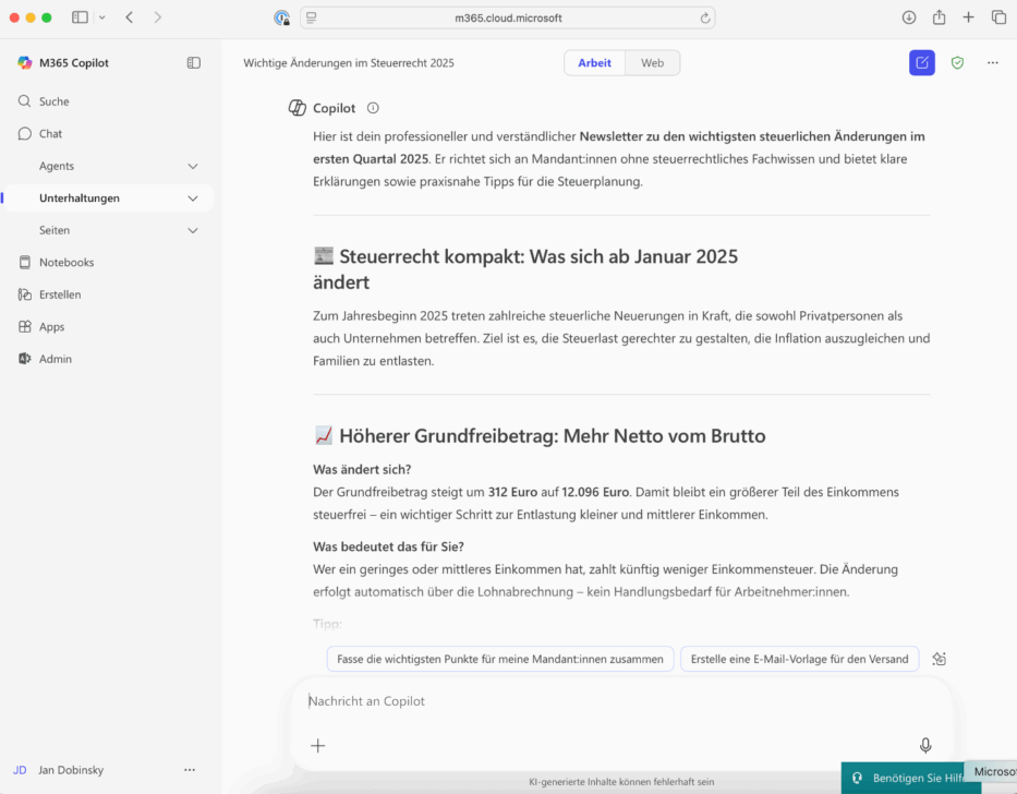 KI trifft Office: So nutzen Sie Copilot in Microsoft 365 effizient